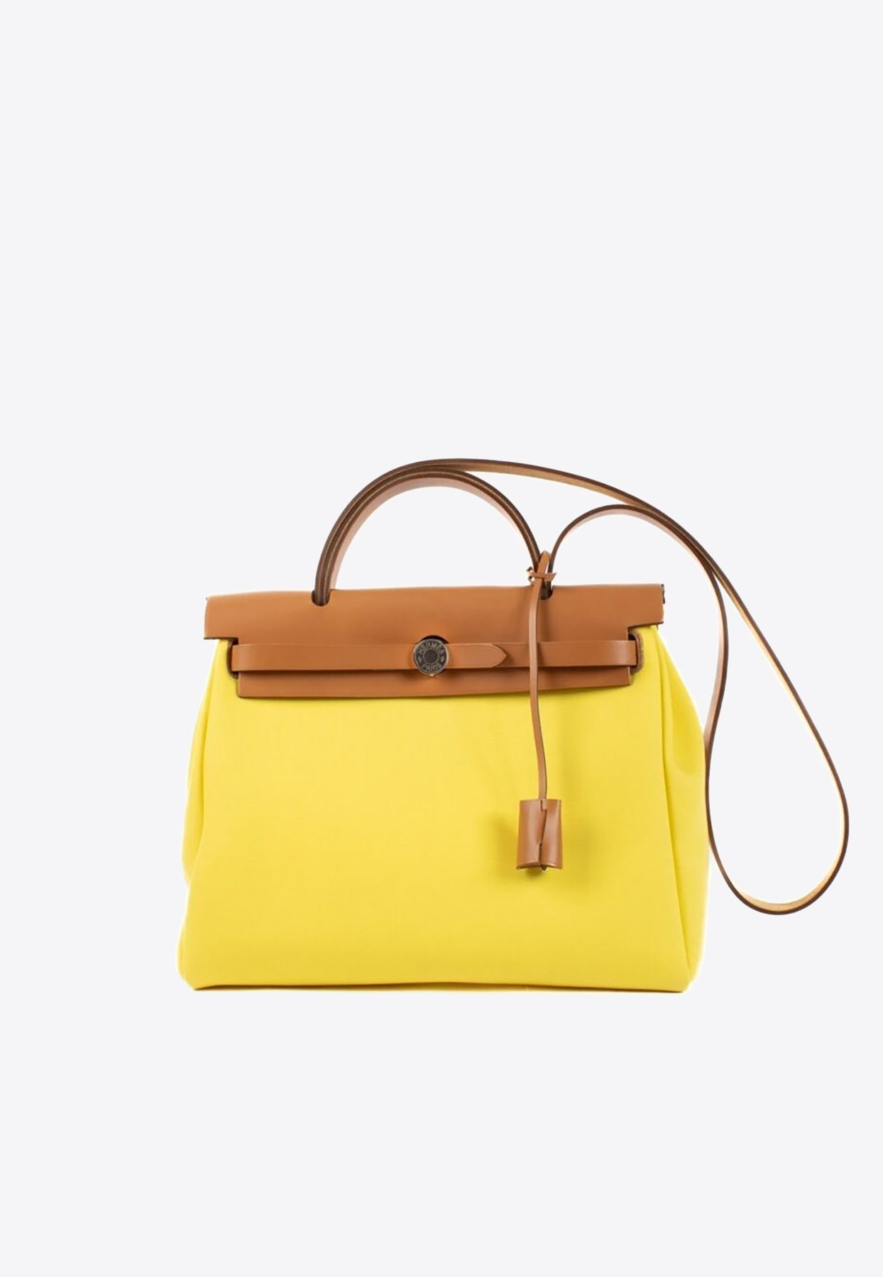 Herbag Zip 31 in Jaune Citron Toile and Naturel Sable Hunter with ...