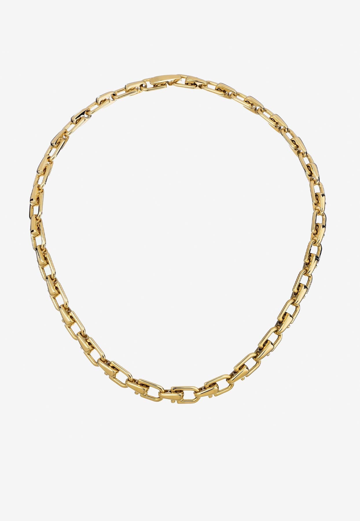 Mega Reine 18-karat Yellow Gold Chain Necklace – THAHAB US
